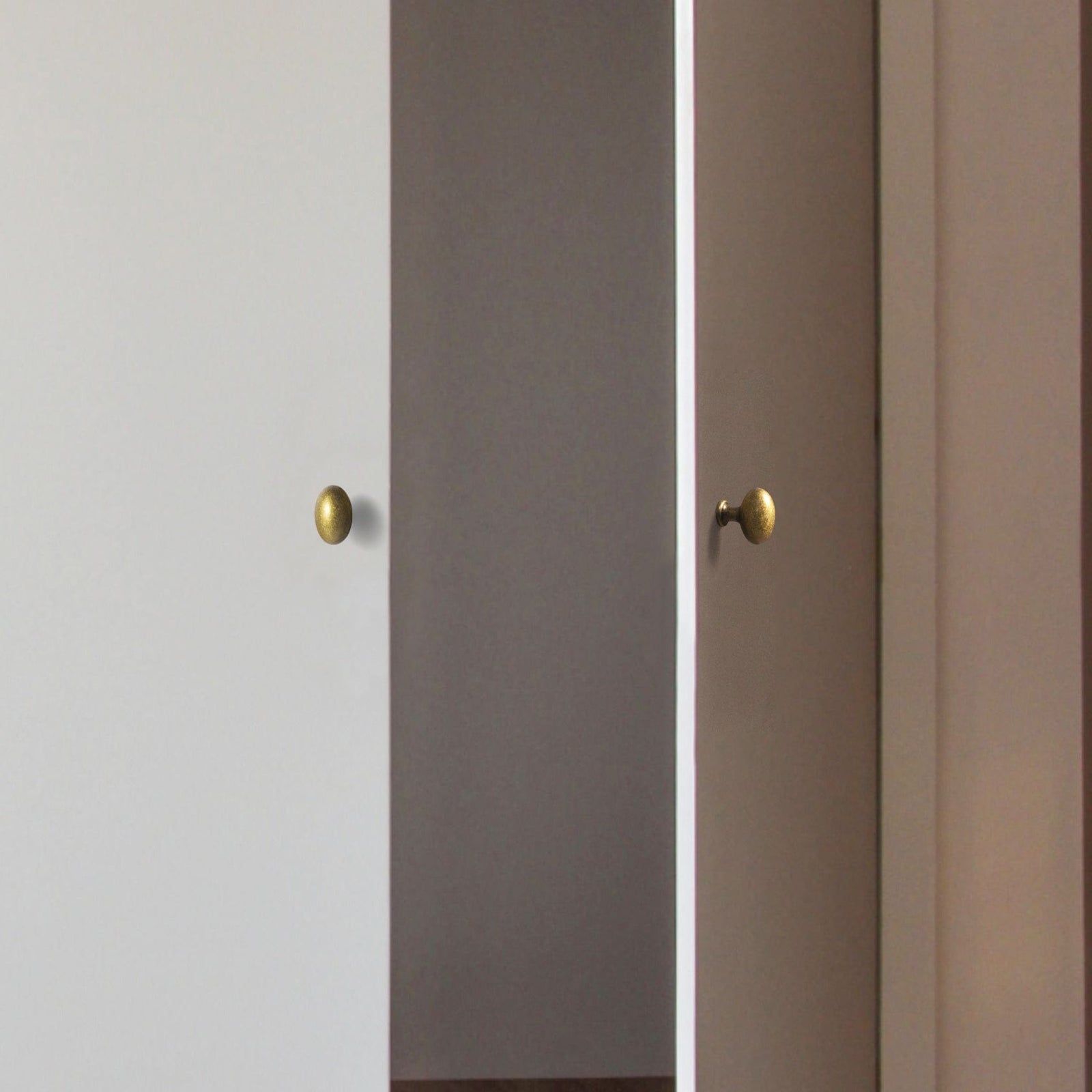 Antique Oval Cabinet Knobs Zinc Alloy 1.4 Inch Diameter Drawer Knobs