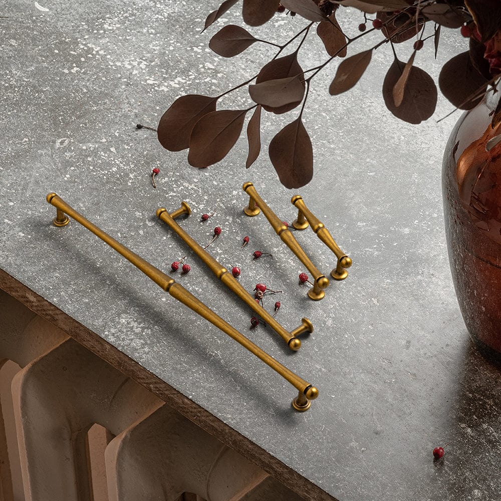 Ancient Solid Vintage Bar Pull for Drawer Retro Cabinet Handles