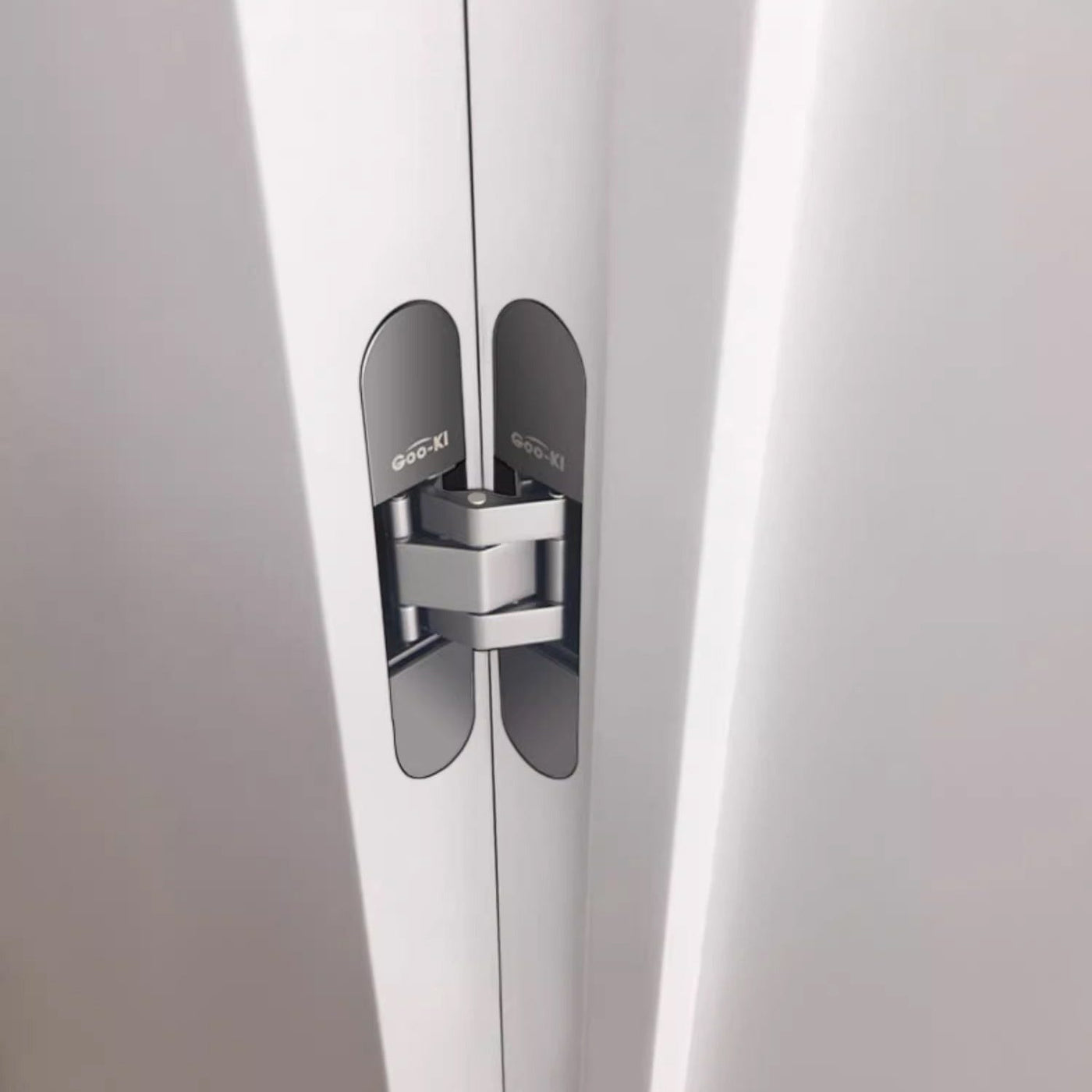 Cross Three-dimensional Adjustable Folding Door Hinge Concealed Invisi