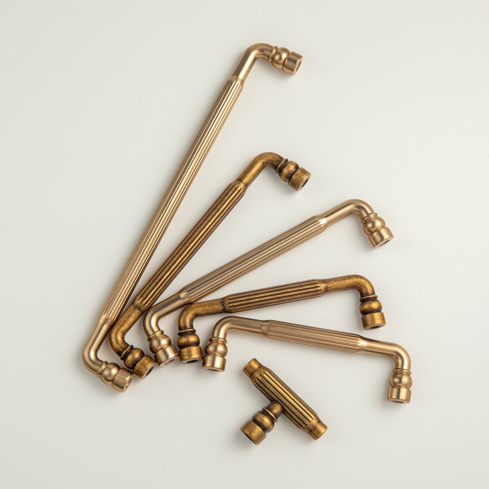 Industrial Decorative Cabinet Pulls Unique L-shaped Drawer Handles wit