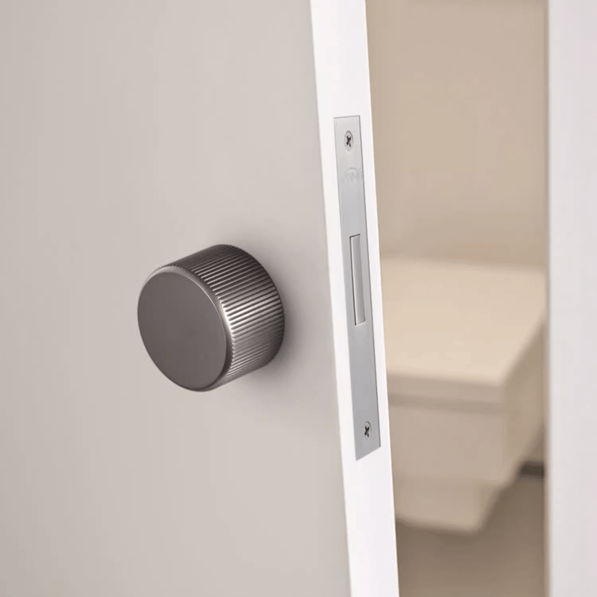 Invisible Door Lock Rotatable Interior Door Lock keyless for Bedroom