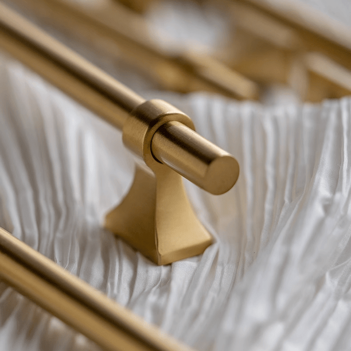 Luxury Stain Brass Furniture Handle Solid Brass Kitchen Cabinet Pull T