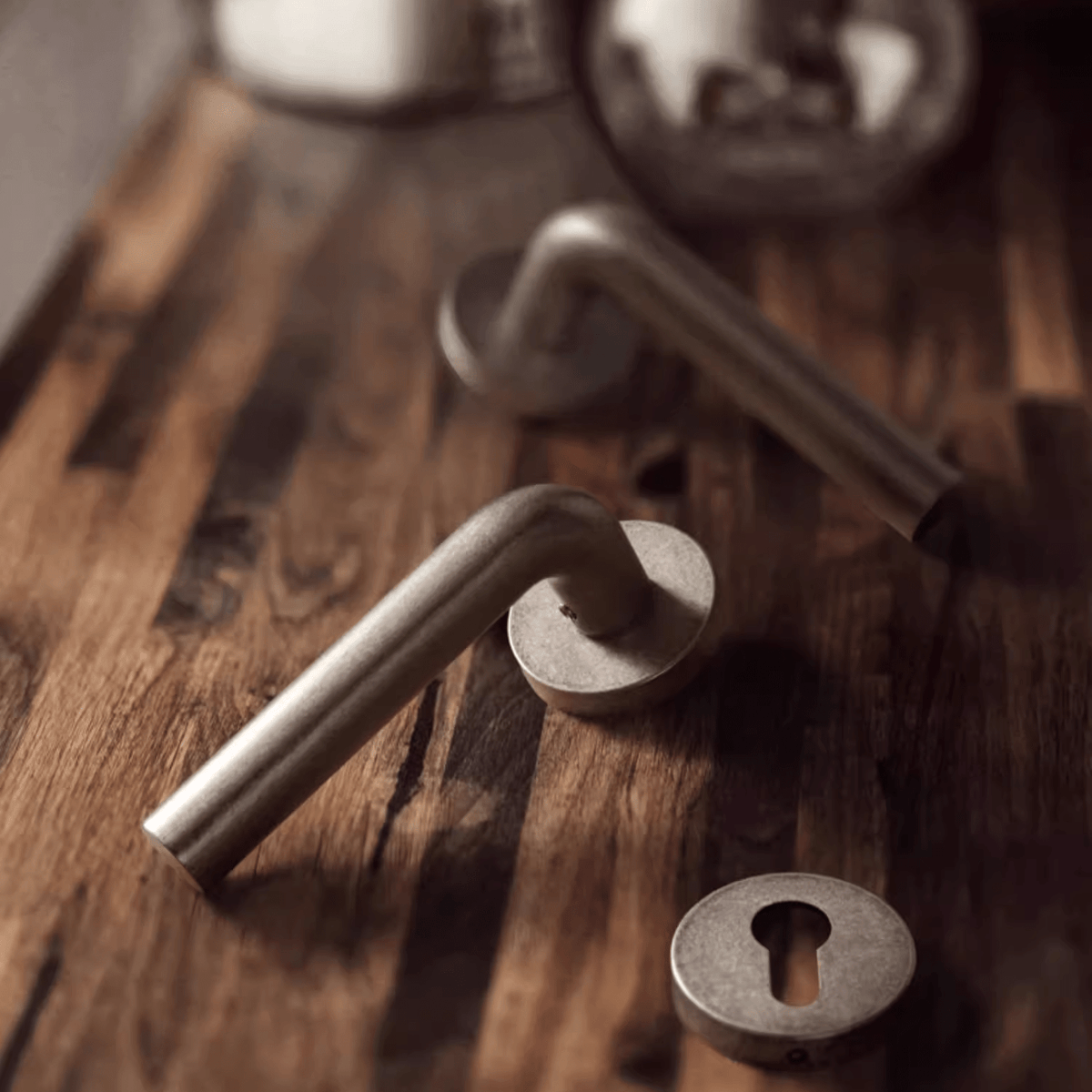 Mute Interrior Door Lock Simple Split Door Lock Anti-theft Indoor Door