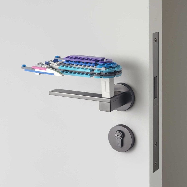 Toy Brick Children Room Lock Mute Security Door Lock for Kids