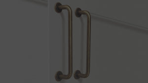 Antique Drawer Pulls Solid Retro Bar Pull Furniture Hardware for Kitch