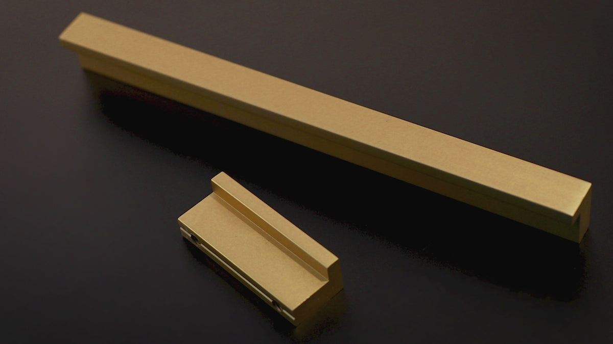 Matte Black Right Angle Finger Pulls