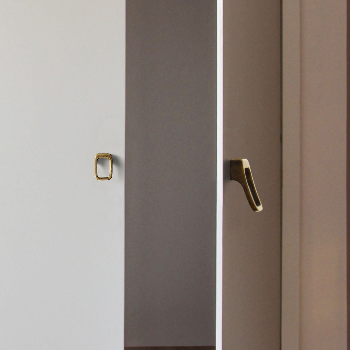 Modern Drawer Knobs Hollow Style Finger Pulls Multicolor