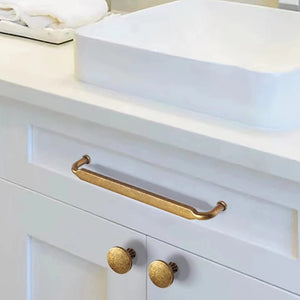 Distressed Antique Brass Cabinet Pulls
