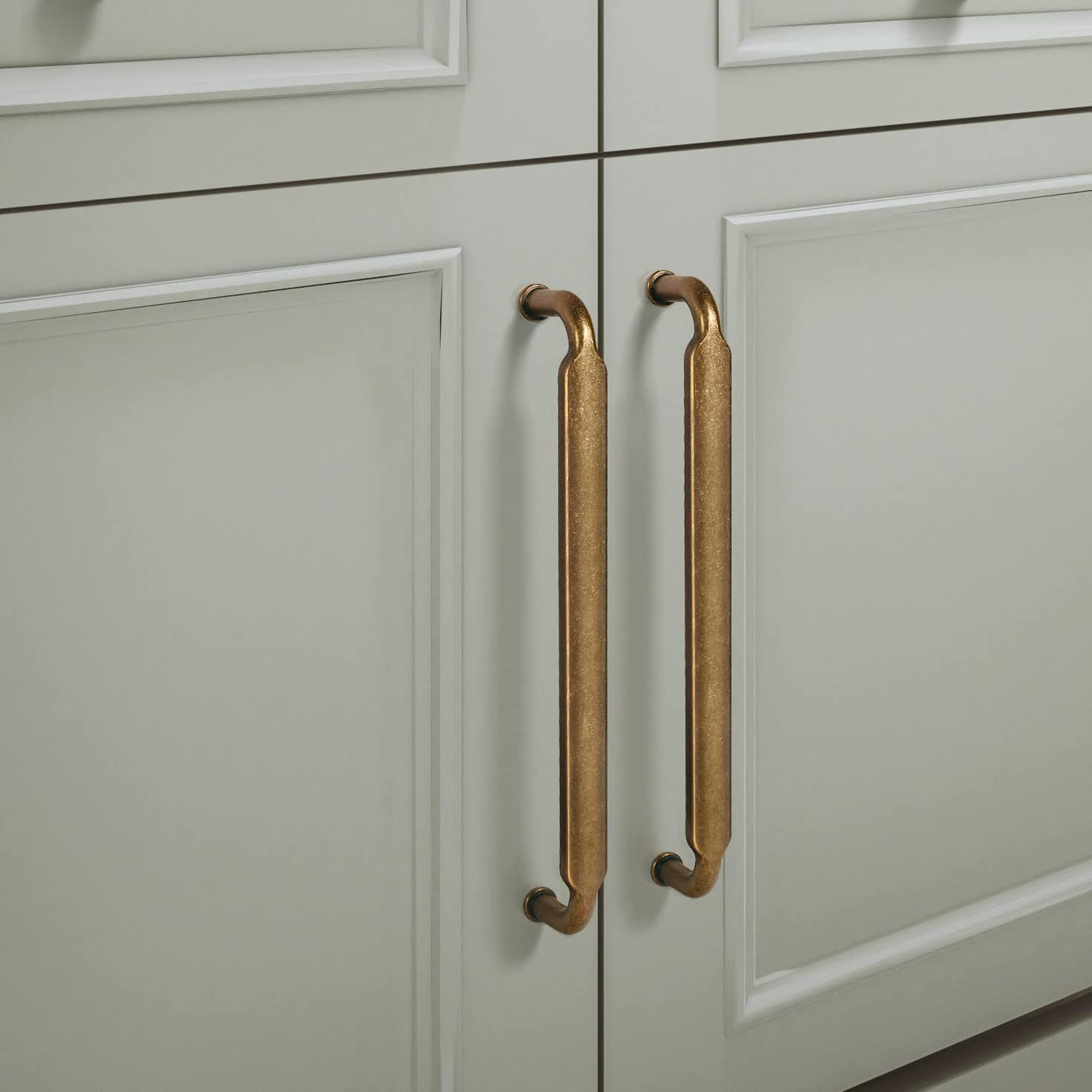 Distressed Antique Brass Cabinet Pulls
