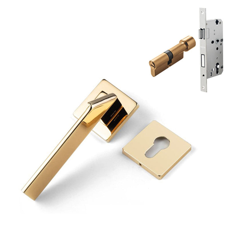 Square Space Folding Door Lock Security Mute