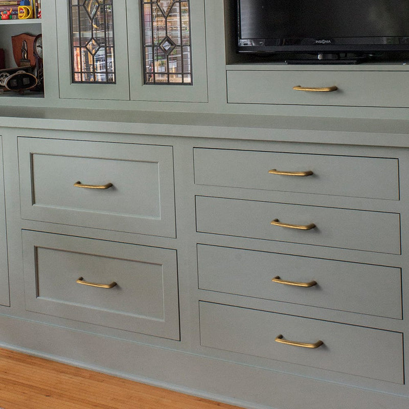 Vintage Brass Cabinet Bar Pulls Classic Hardware for Antique Cabinets