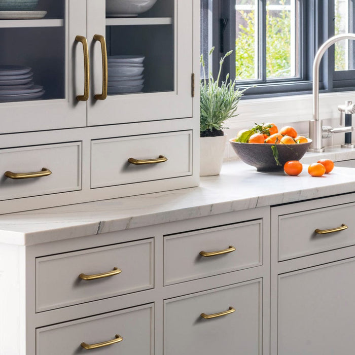 Vintage Brass Cabinet Bar Pulls Classic Hardware for Antique Cabinets